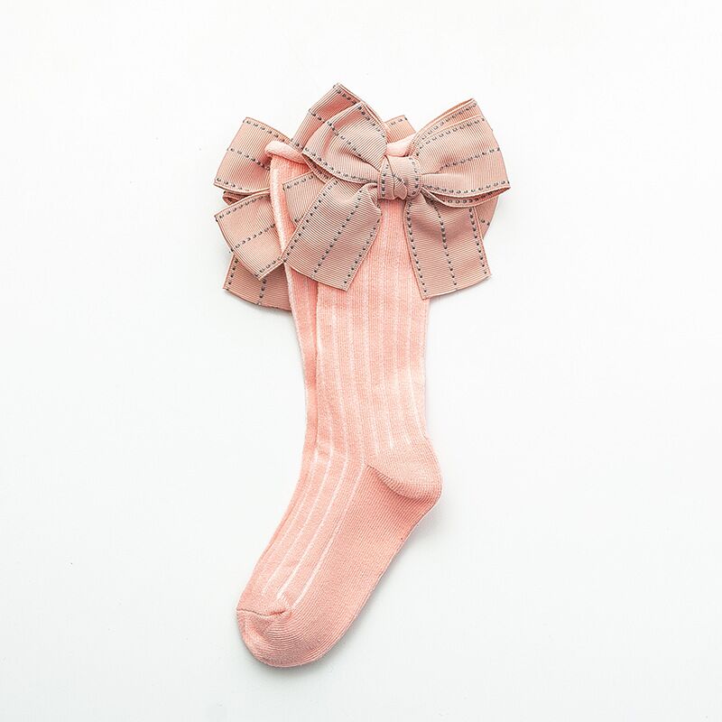 Knee High Bow Socks - Abby Apples Boutique